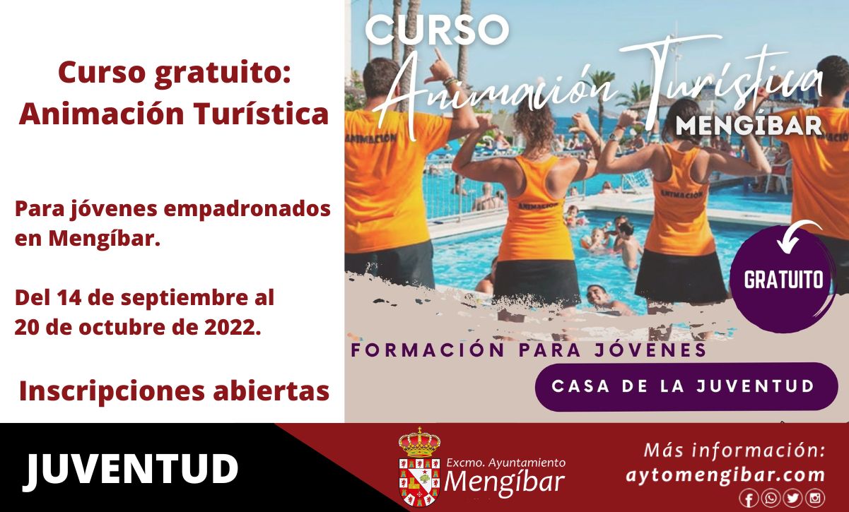 Curso de Animación Turística en Mengíbar durante septiembre y octubre ...